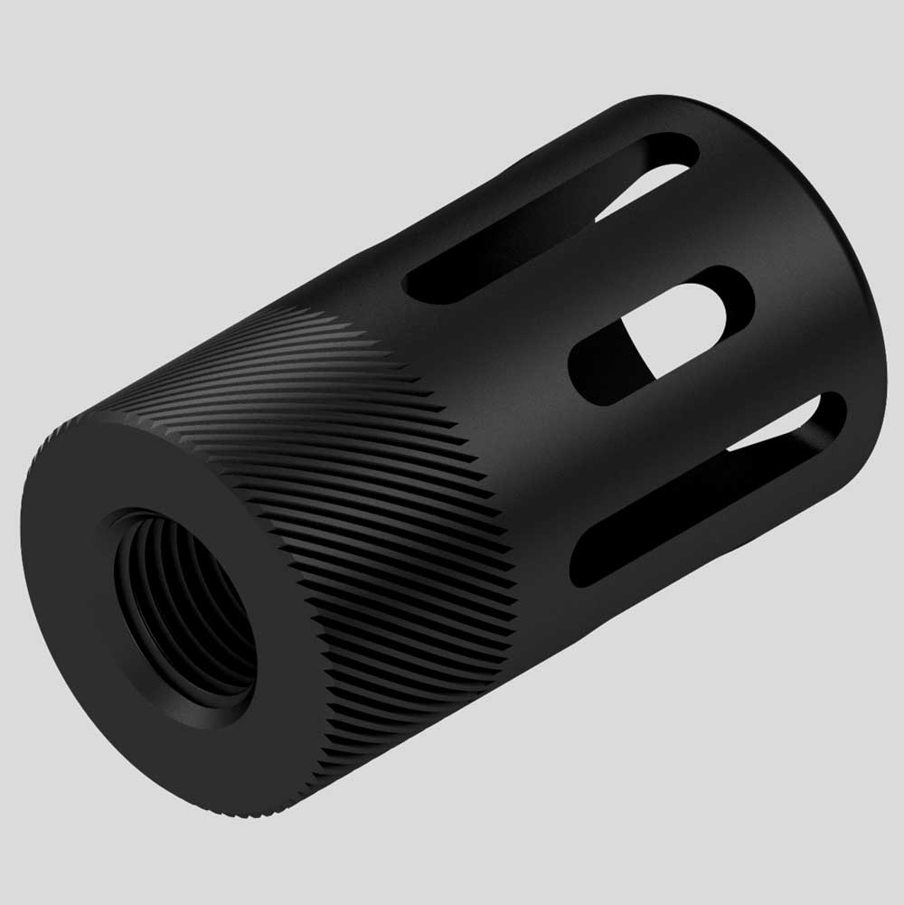 Zephyr flash hider - 1/2 UNF or 1/2 UNEF - Adaptateur & Silencieux