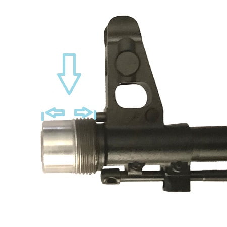 M24x1.5 muzzle brake - Sirocco for AK74, AK100 series...
