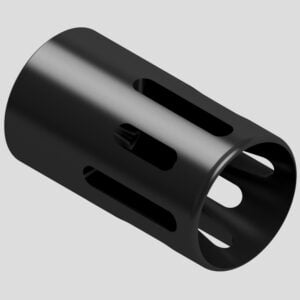 Typhoon mini flash hider - 1/2 UNF or 1/2 UNEF CNC muzzle device