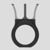 Steel front sight for Chiappa Little Badger - Adaptateur & Silencieux