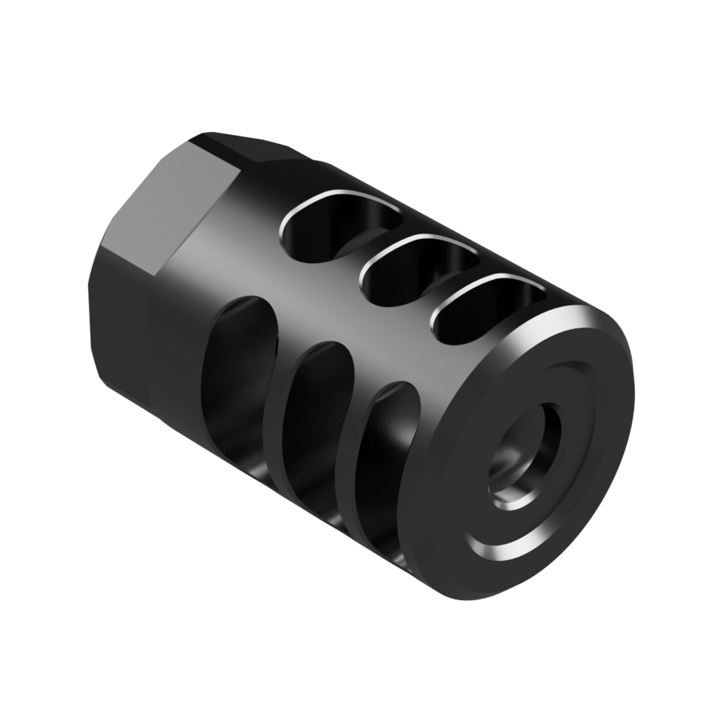 Muzzle brake for 9x19 mm PCC - Adaptateur & Silencieux - 1/2x28 TPI or ...